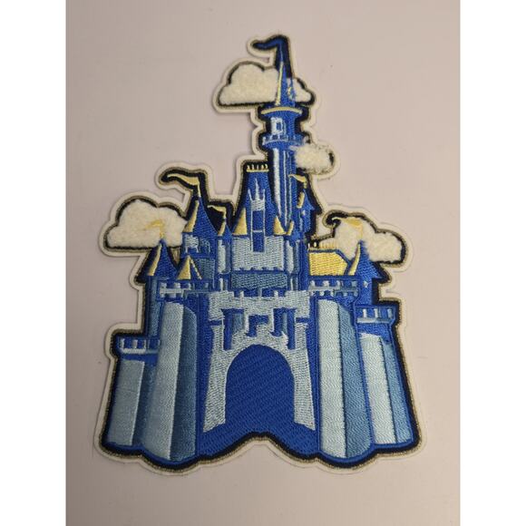 Disney | Accessories | Disney Parks Jumbo Patched Magic Kingdom ...